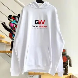 Balenciaga Printed Hooded Sweater