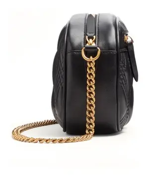 Valentino Garavani Quilted Vlogo Shoulder Bag - Black