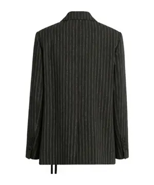 ANN DEMEULEMEESTER Tailored Wool Blend Blazer