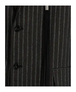 ANN DEMEULEMEESTER Tailored Wool Blend Blazer