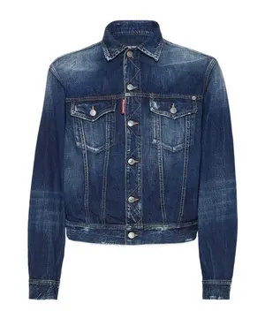 Dsquared2 Be Cool Be Nice Wash La" Denim Jacket - Blue