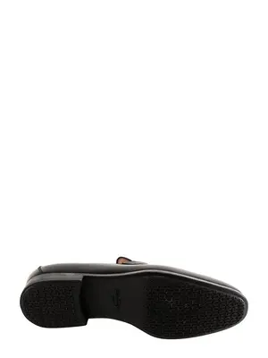 FERRAGAMO Gancini Slip-on Loafers - Black