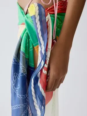 Jacquemus Patchwork Square Scarf