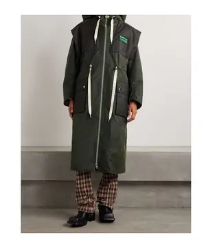 Barbour X Ganni Waxed Parka Coat