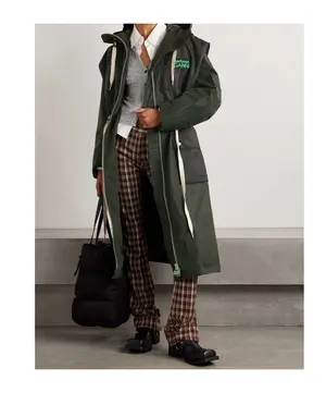 Barbour X Ganni Waxed Parka Coat