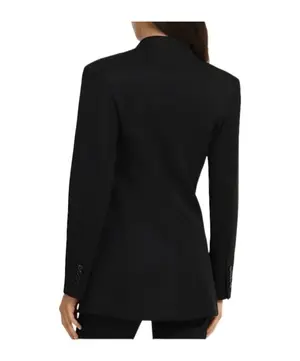 Attico Virgin Wool Gabardine Blazer