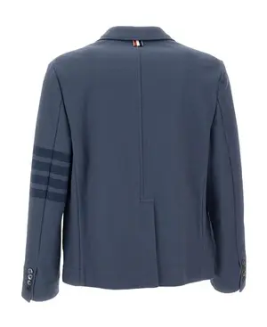 Thom Browne Striped-sleeve Cotton Blazer