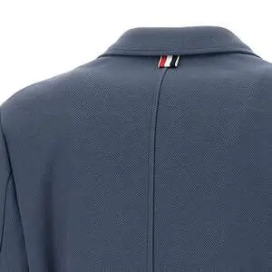 Thom Browne Striped-sleeve Cotton Blazer