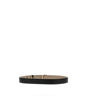 Fendi Ff Plaque Reversible Buckle Belt - Nude