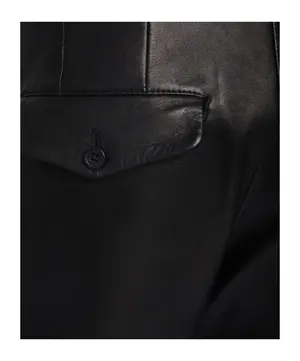 ANN DEMEULEMEESTER Mid-rise Skinny Leather Pants
