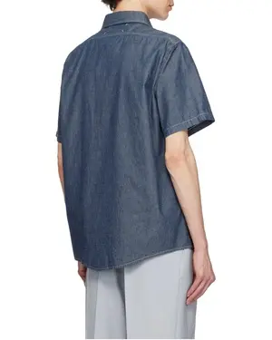MAISON MARGIELA Denim Short-sleeve Shirt