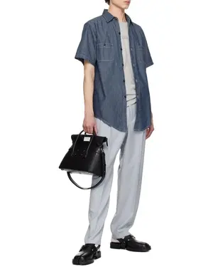 MAISON MARGIELA Denim Short-sleeve Shirt