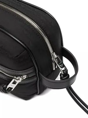 Emporio Armani Logo Lettering Zipped Wash Bag