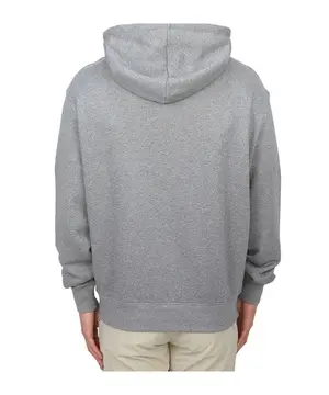 Maison Kitsuné Zip-up Hooded Long-sleeved Sweater With Patch Pocket