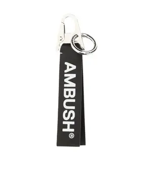 AMBUSH Logo Lettering Leather Keyholder