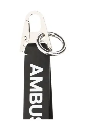 AMBUSH Logo Lettering Leather Keyholder