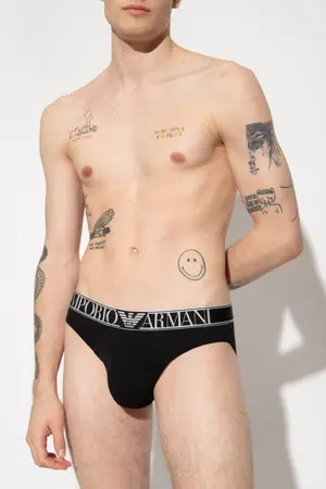 Emporio Armani Logo Underwear - Black