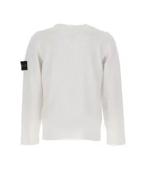 Stone Island Logo Decal Crewneck Pullover