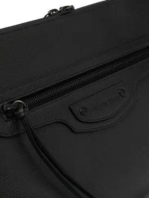 Balenciaga Pouch Logo Clutch Bag