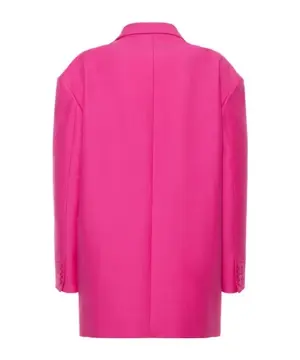 Valentino Garavani Oversize Wool Silk Crepe Blazer
