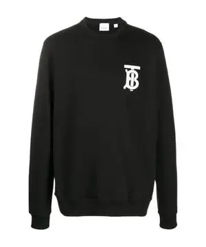 Burberry Monogram Logo Cotton Sweatshirt