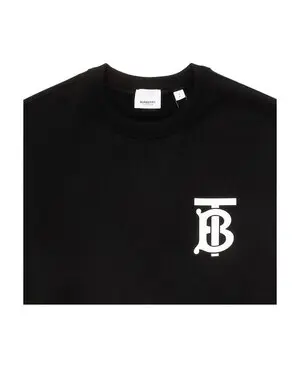 Burberry Monogram Logo Cotton Sweatshirt