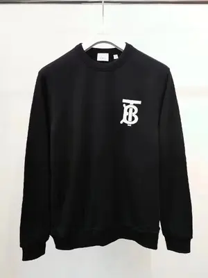 Burberry Monogram Logo Cotton Sweatshirt