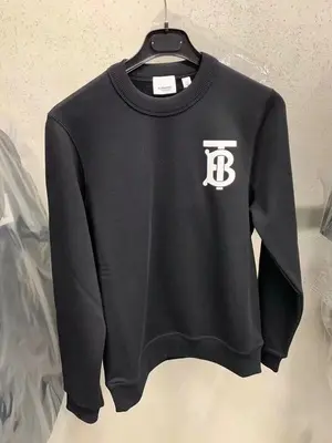 Burberry Monogram Logo Cotton Sweatshirt