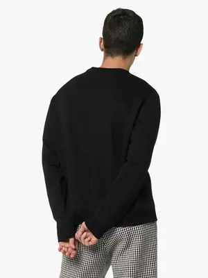 Valentino Garavani Logo Embossed Cotton Sweatshirt