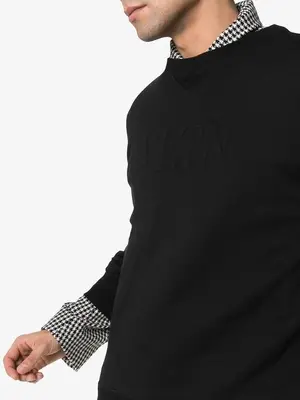 Valentino Garavani Logo Embossed Cotton Sweatshirt