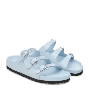 BIRKENSTOCK Florida Fresh Slides - Light Blue