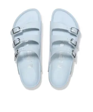 BIRKENSTOCK Florida Fresh Slides - Light Blue