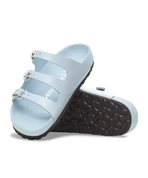 BIRKENSTOCK Florida Fresh Slides - Light Blue