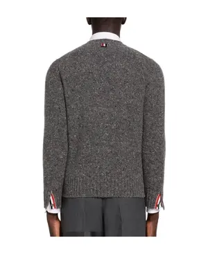 Thom Browne Striped V-neck Buttoned Cardigan