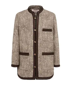 Valentino Garavani Wool Chevron Jacket