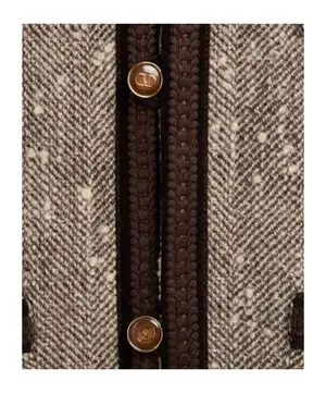 Valentino Garavani Wool Chevron Jacket