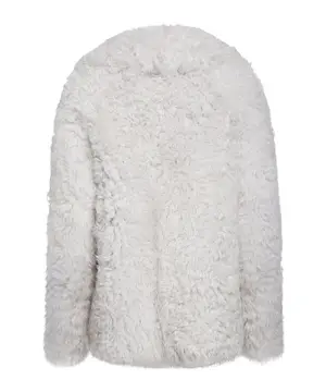 BLANCHA Curly Shearling Short Jacket