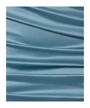 Alessandra Rich Asymmetric Silk Satin Mini Skirt