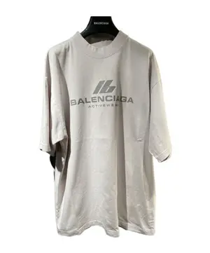 Balenciaga Activewear Logo Print T-shirt
