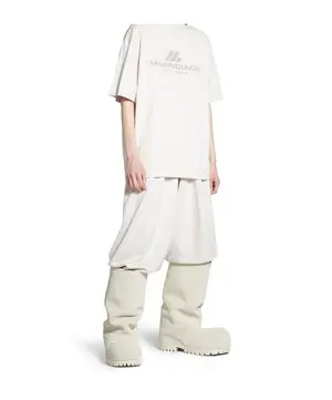 Balenciaga Activewear Logo Print T-shirt