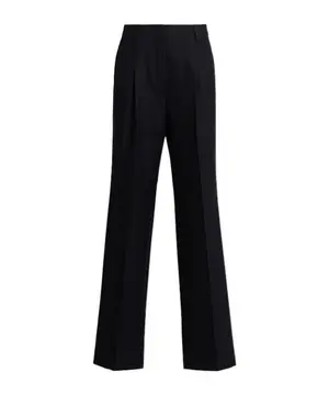 Dries Van Noten Portias Wide Leg Wool Pants