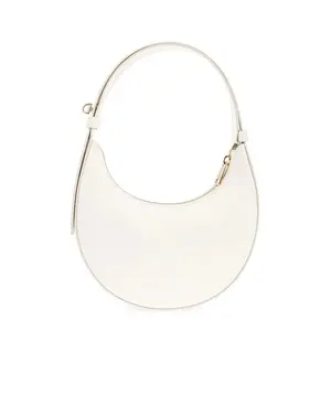 Furla Delizia Logo Printed Mini Shoulder Bag - Light Beige