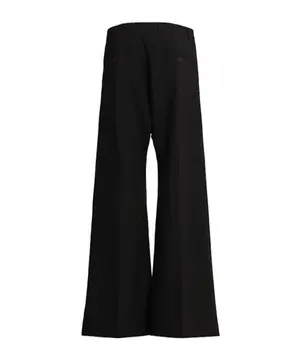 Rick Owens Tailored Wool Wide Leg Trousers