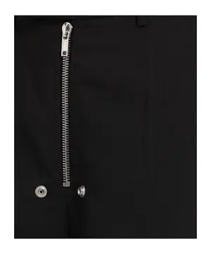 Rick Owens Tailored Wool Wide Leg Trousers