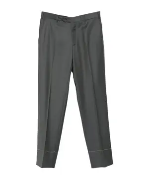 Brioni Tigullio Pressed-crease Tailored Trousers - Green
