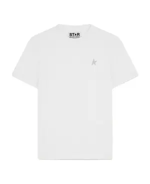 GOLDEN GOOSE Star Printed Crewneck T-shirt - White