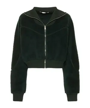 Stella McCartney Teddy Zip Up Cardigan Sweater