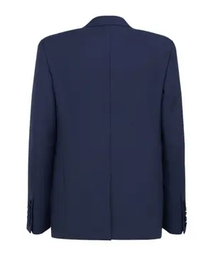 Valentino Garavani Wool Gabardine Double Breasted Jacket
