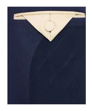 Valentino Garavani Wool Gabardine Double Breasted Jacket