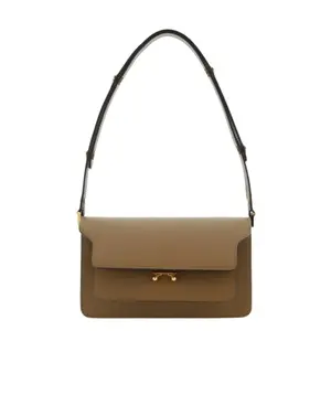 Marni Trunk Foldover Top Shoulder Bag